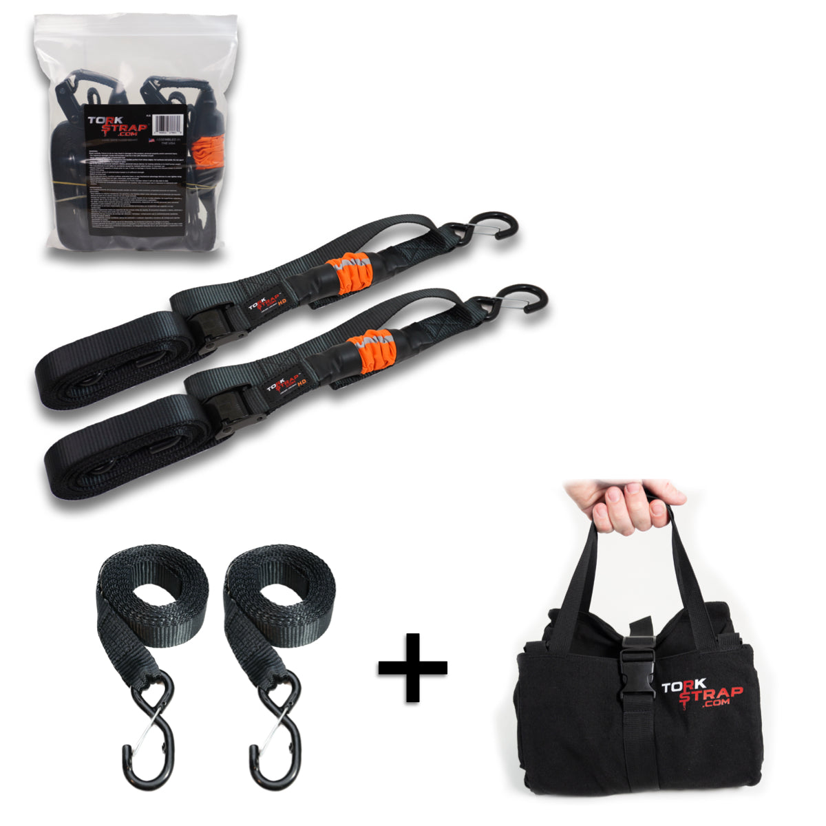 TorkStrap - Tie Down Cargo Straps