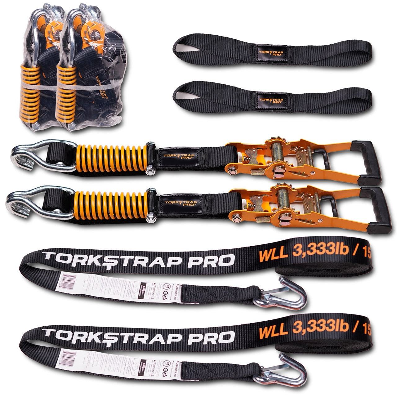 TorkStrap - Premium Hybrid Tie-Down Straps